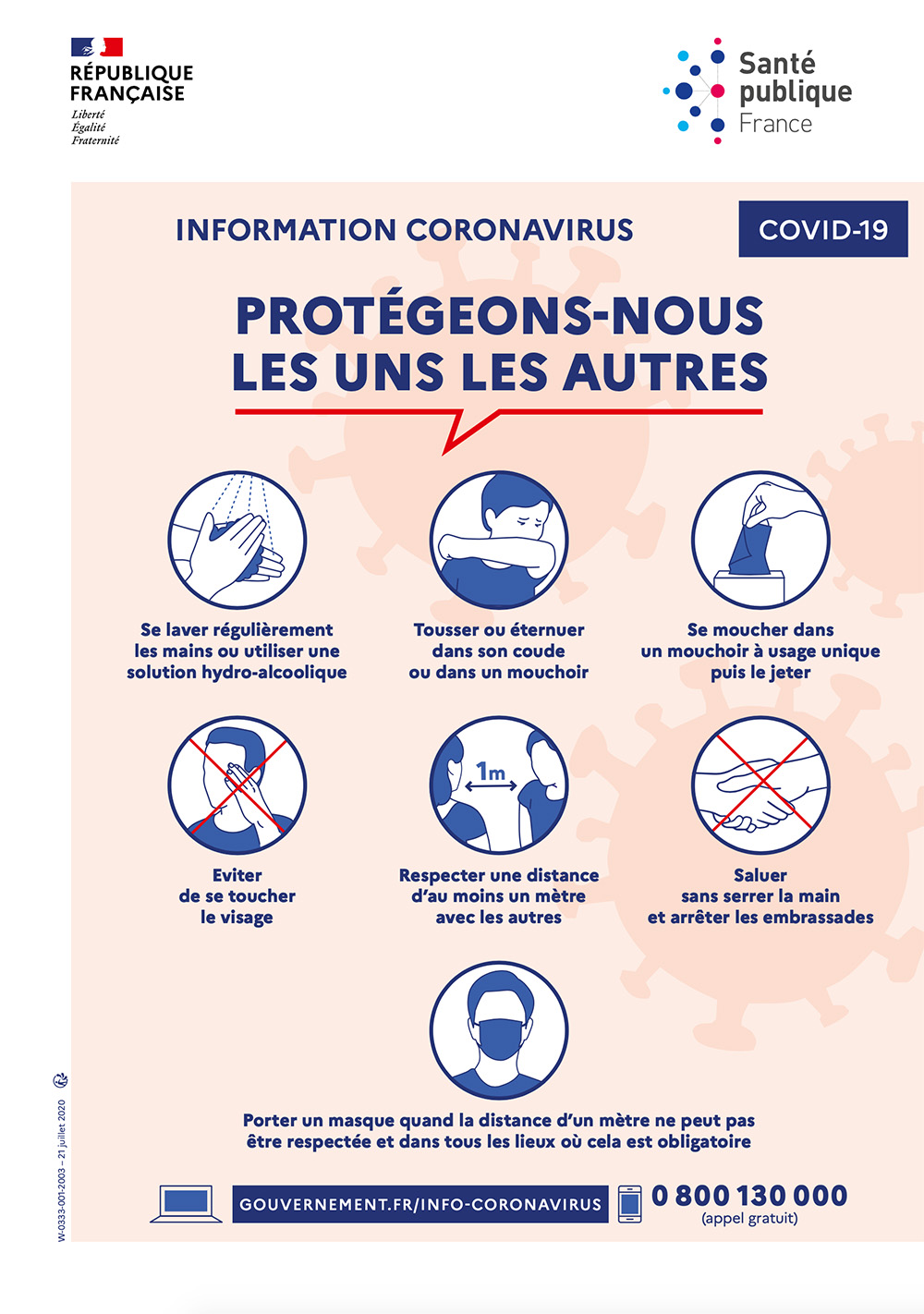 Affiche Covid - Fondation Amicie Lebaudy